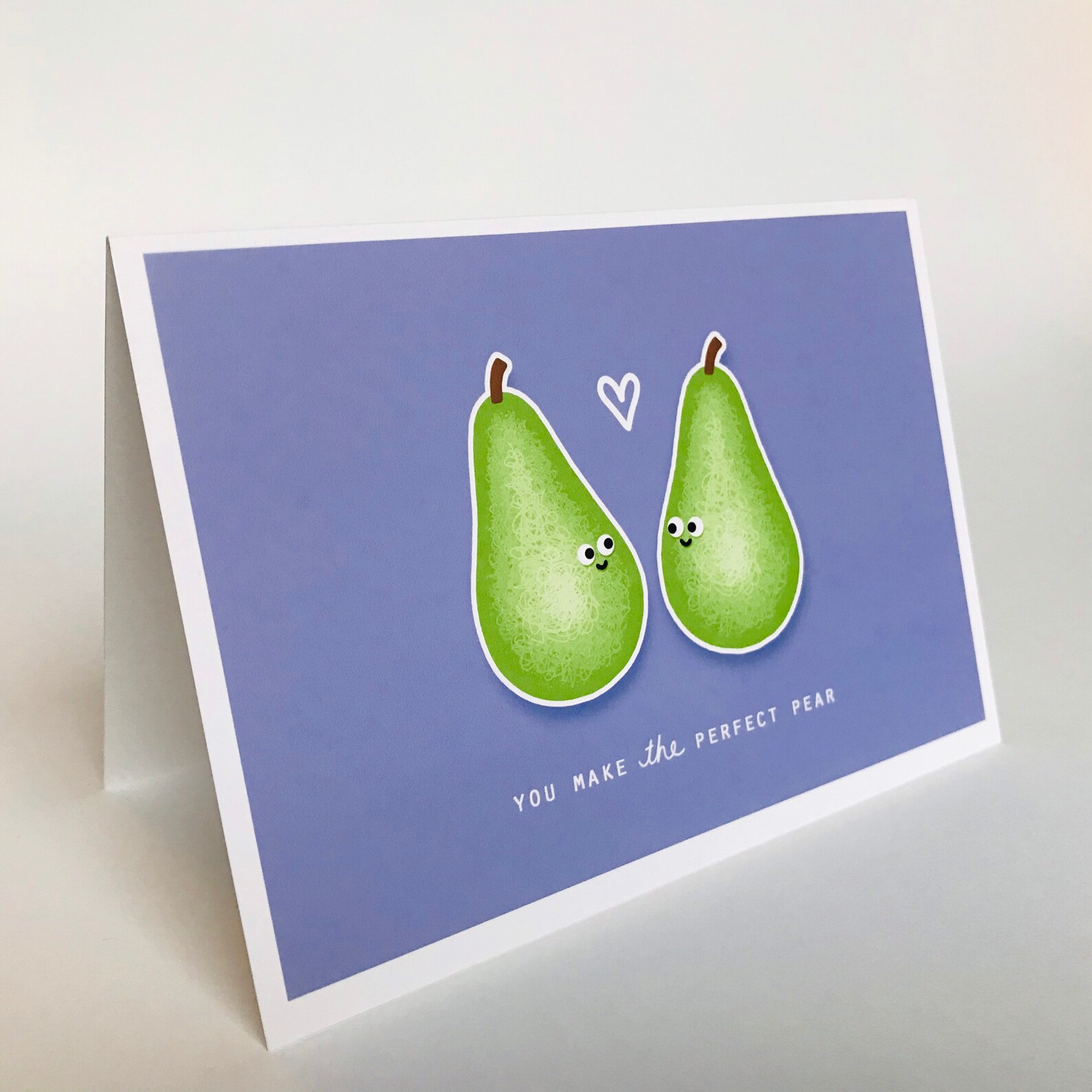 Anniversary card You/we make the perfect pear/card for her/for | Etsy