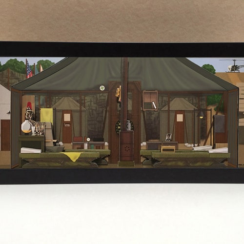 M.A.S.H. TV Show Gifts the Swamp Tent Floor Plan MASH - Etsy