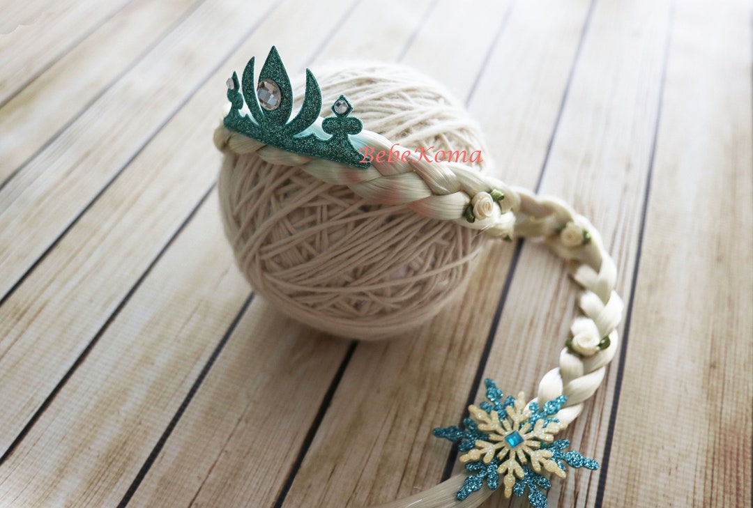 Elsa Inspired Braided Headband, Frozen Halloween Costume, Elsa Hair ...