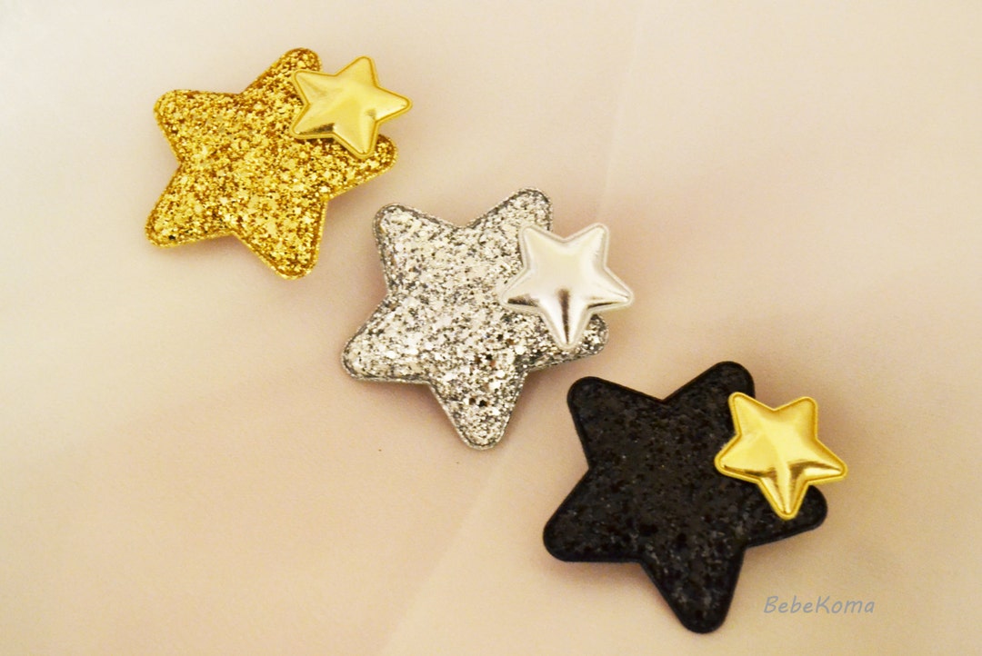 Star Hair Clip Glitter Star Hair Clip Girls Hair Clip Hair - Etsy