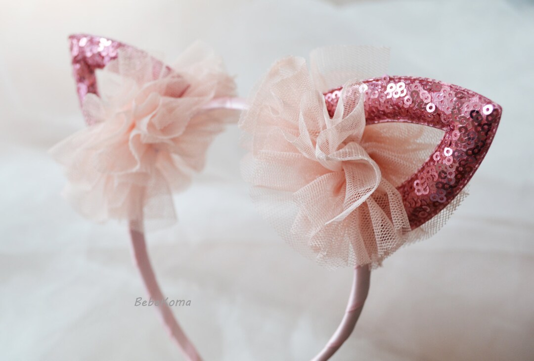 Cat Ear Headband Costume Cat Ear Halloween Cat Cat Ears - Etsy