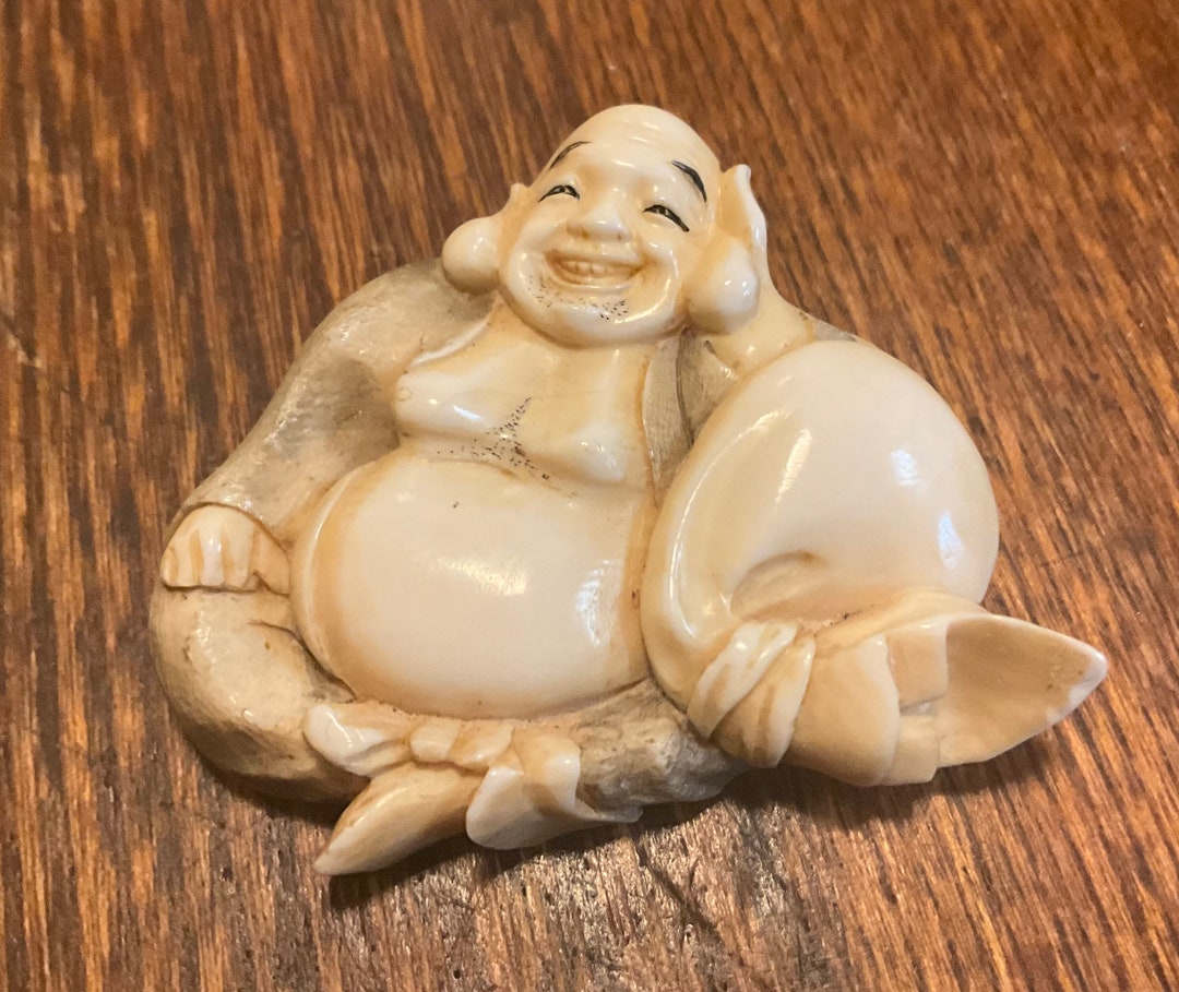 Buddha Brooch, Hand Carved, Signed by the Artist - Etsy