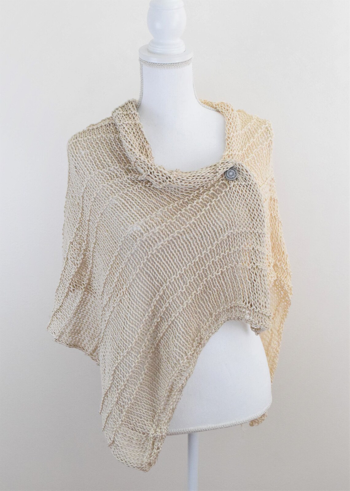 KNITTING Pattern / Shoulder Warmer Scarf Pattern, Easy Boho Wrap Extra ...