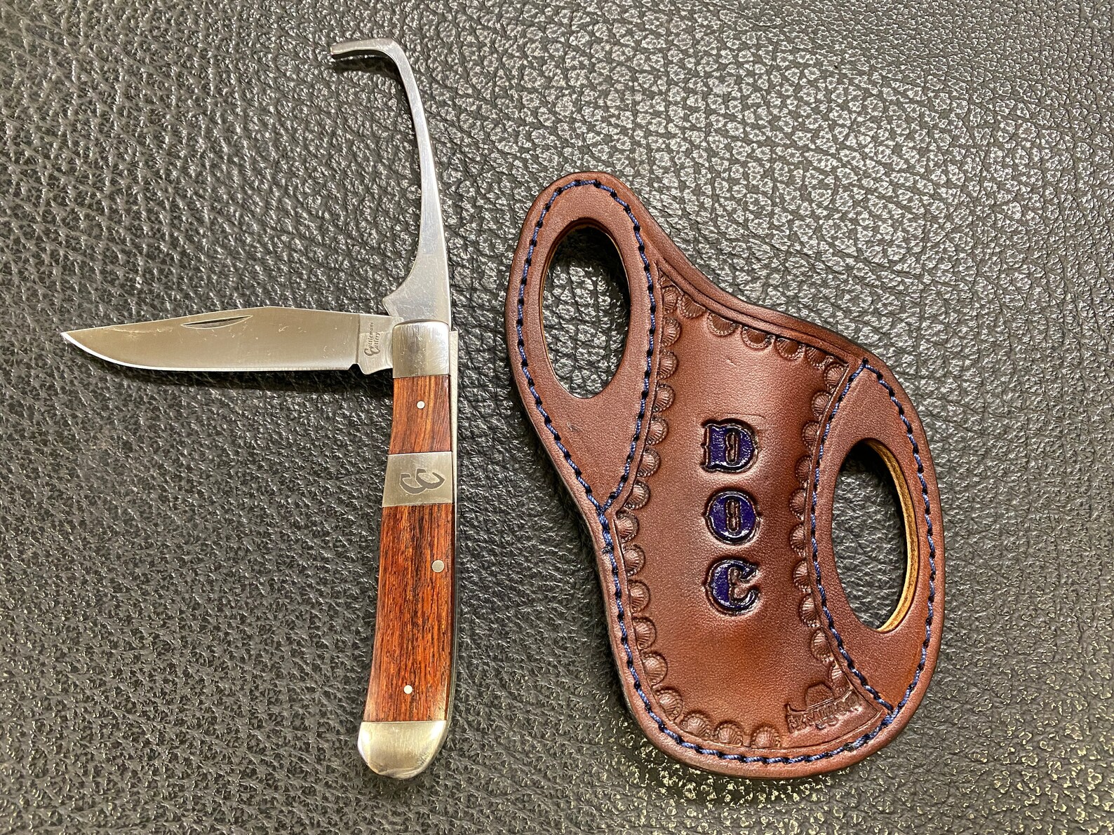 Custom Pancake Sheath With Hoof Pick Knife / Equestrian / - Etsy