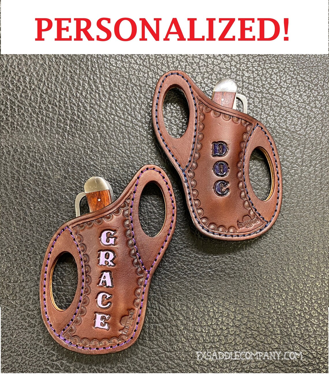 Custom Pancake Sheath With Hoof Pick Knife / Equestrian / - Etsy