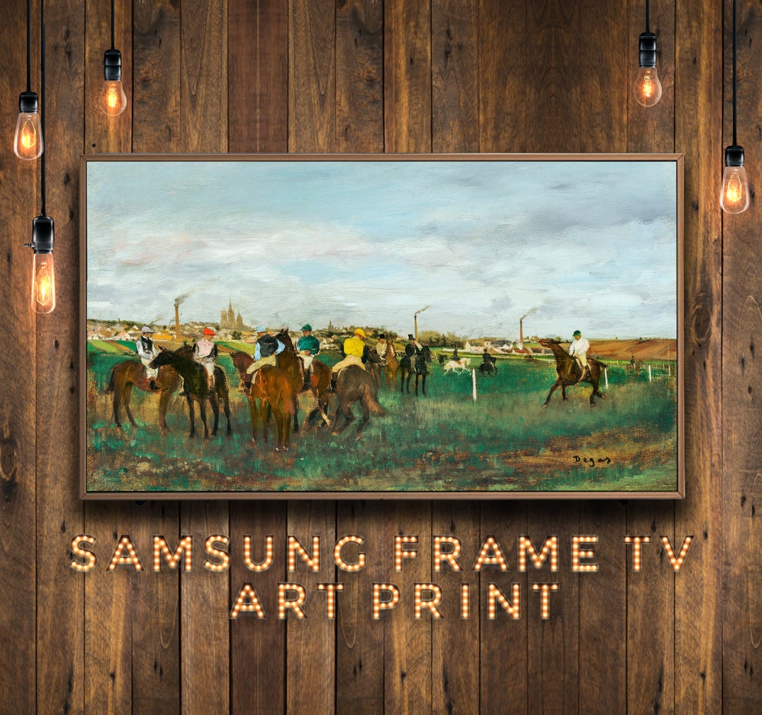 Samsung Frame TV Digital Art Print - the Races (ca. 1871–1872) Painting ...