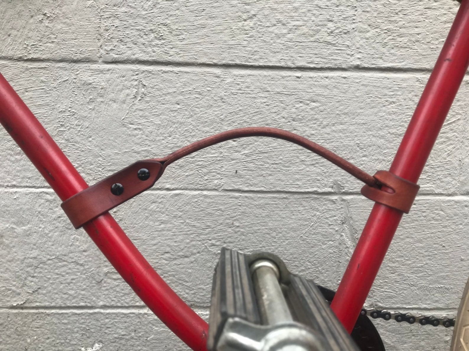 Leather Bicycle Frame Carry Handle / Strap Carrier - Etsy