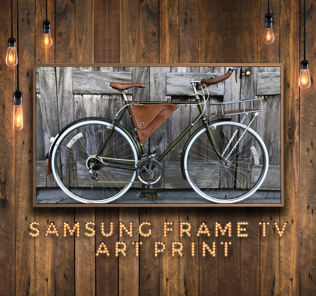 Samsung Frame TV Digital Art Print Vintage Raleigh Bicycle 10 Speed ...