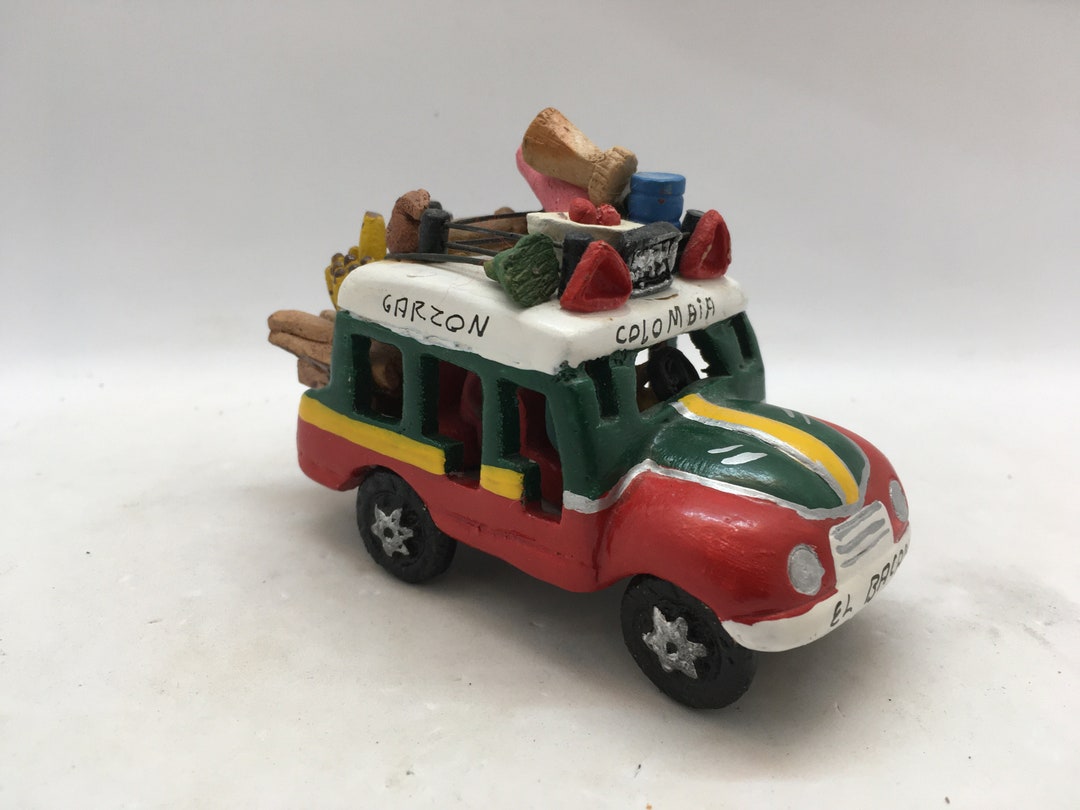Vintage Columbian Terracotta Clay Bus Columbia South America - Etsy