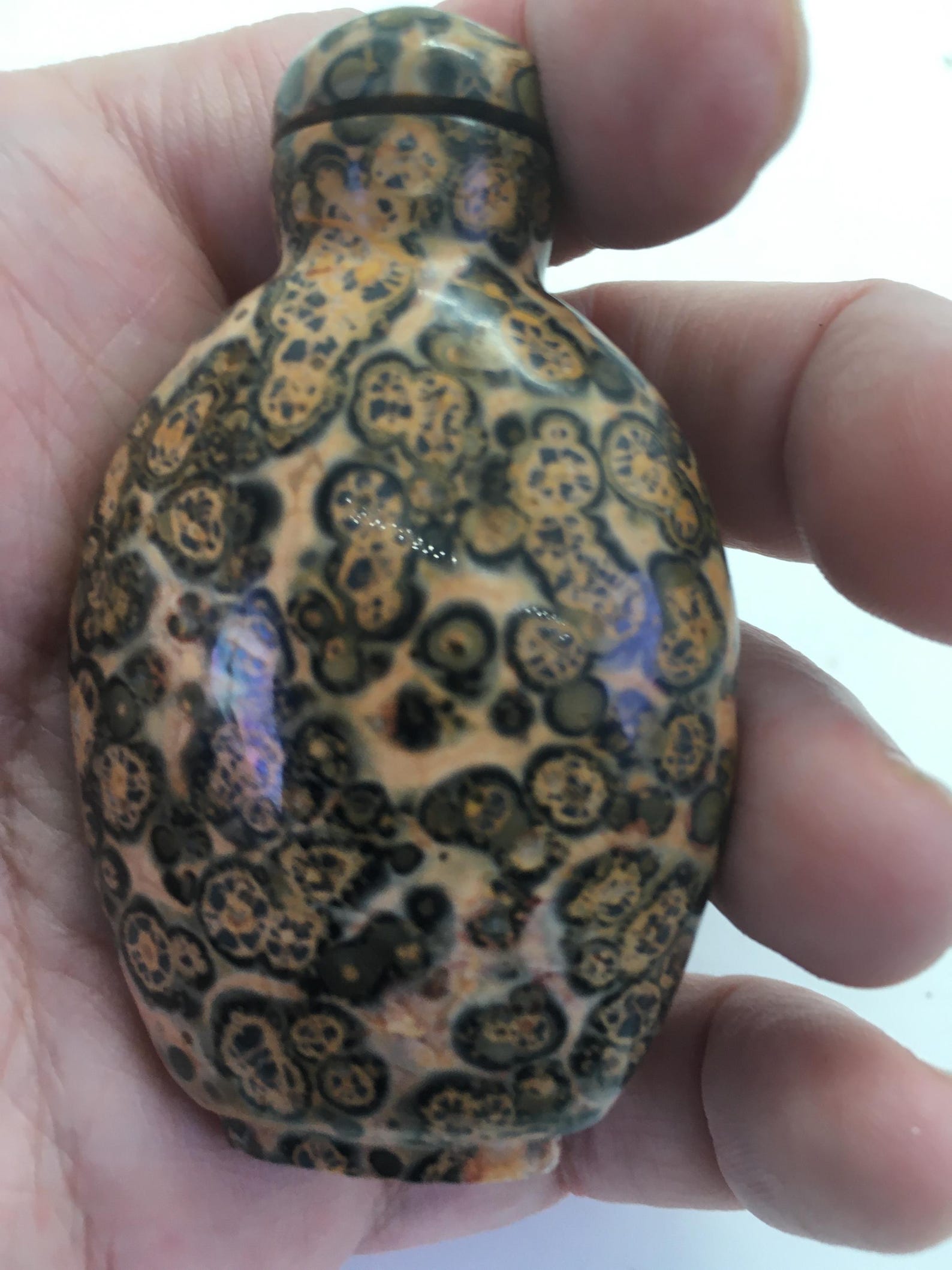 Chinese Leopard Skin Jasper (aka Jaguar Stone) Snuff Bottle - Etsy