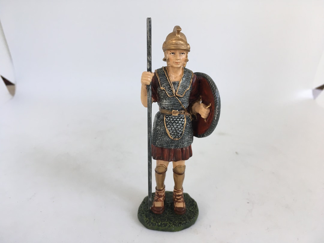 Metal Veronese Roman Legionnaire Soldier With Spear and Shield ~ 2002 ...