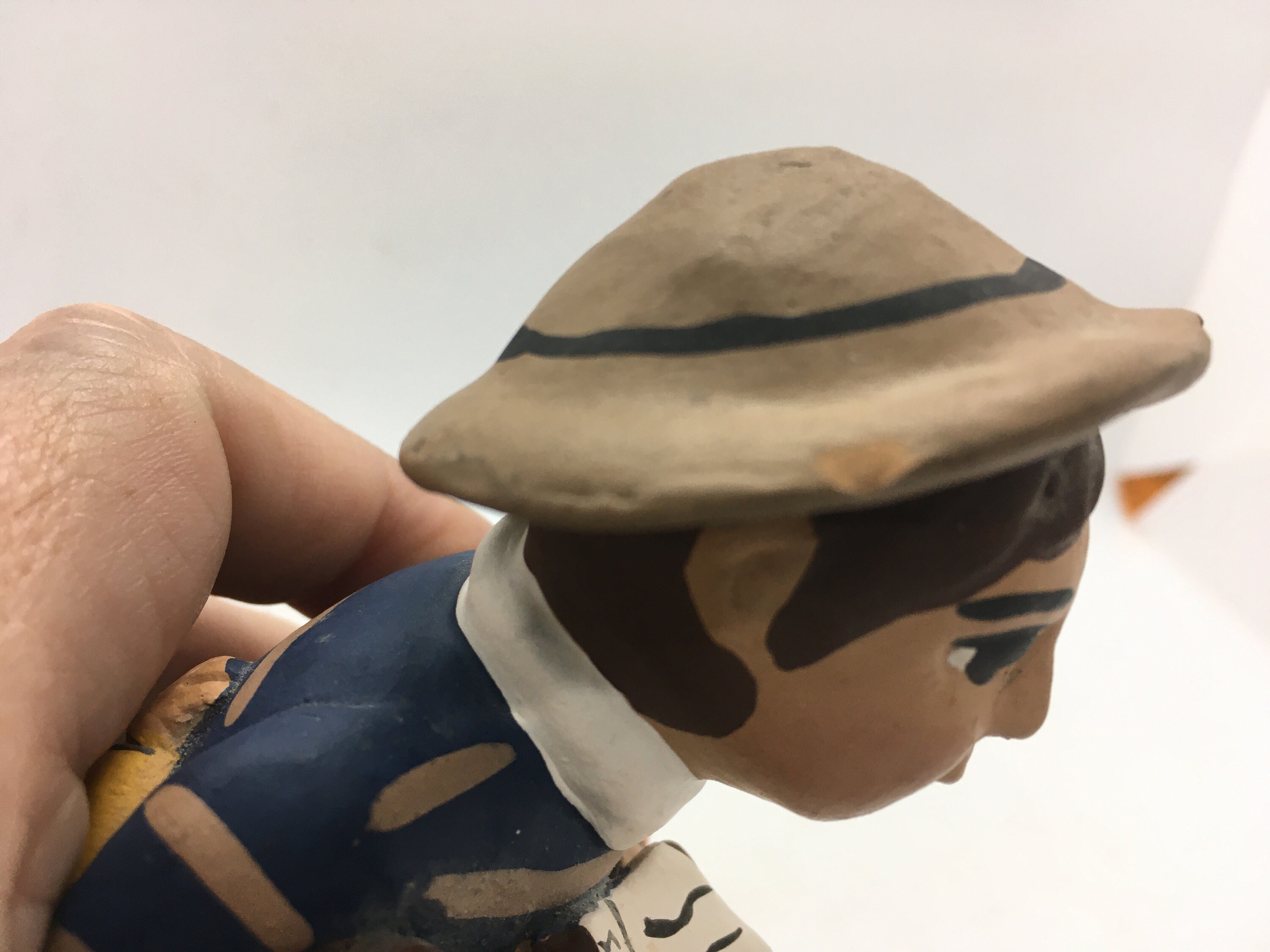 Peru Folk Art Terracotta Clay Storyteller Figure Eleanor | Etsy