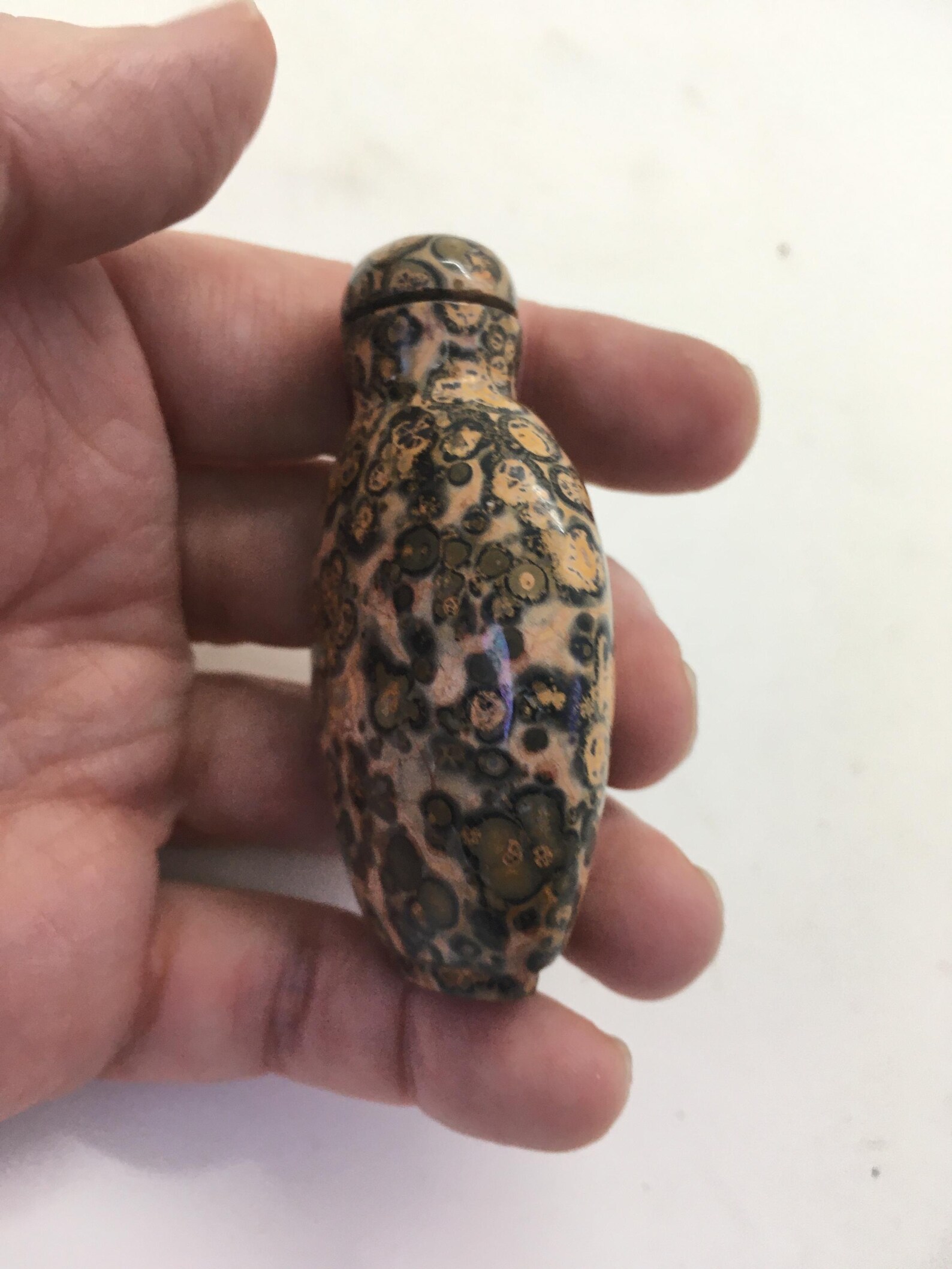 Chinese Leopard Skin Jasper (aka Jaguar Stone) Snuff Bottle - Etsy