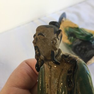 Antique Chinese Mud Men Figures (2 Total) - Etsy