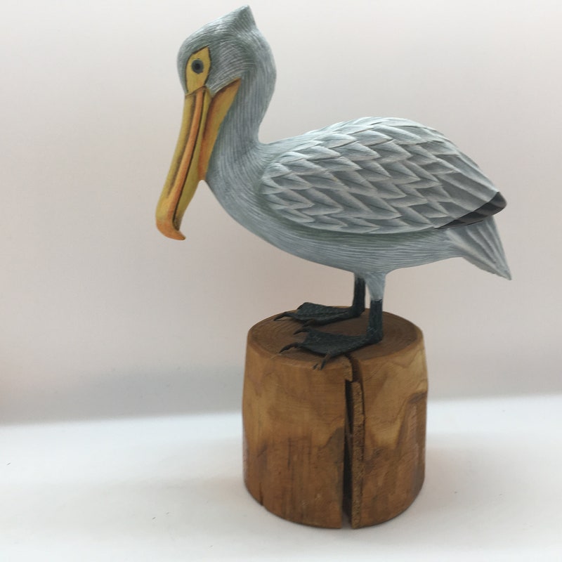 Wood Pelican - Etsy