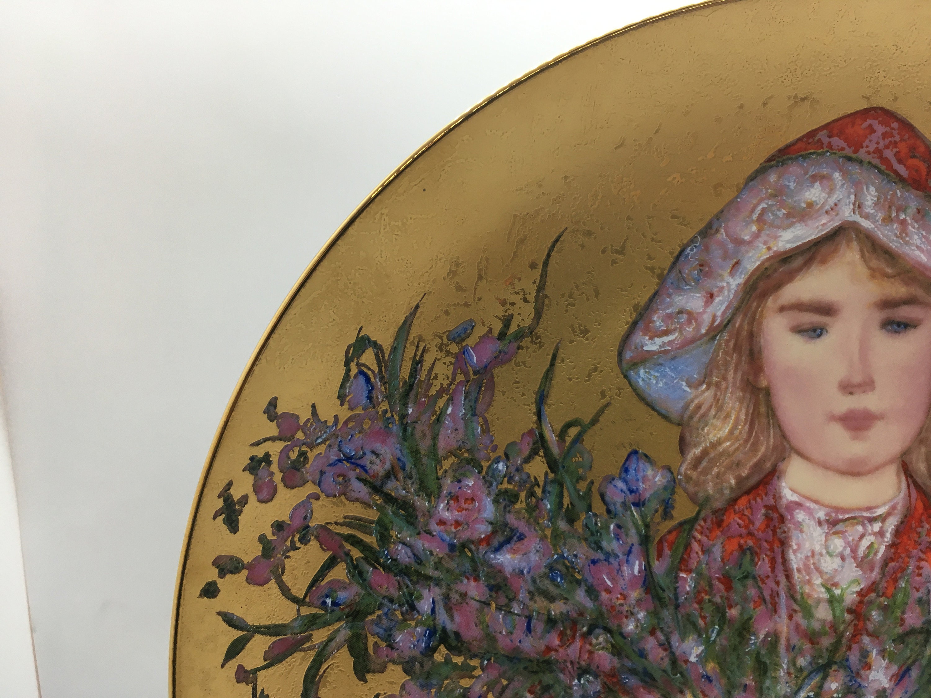Edna Hibel Collector Plate Iris 1986 Plate | Etsy