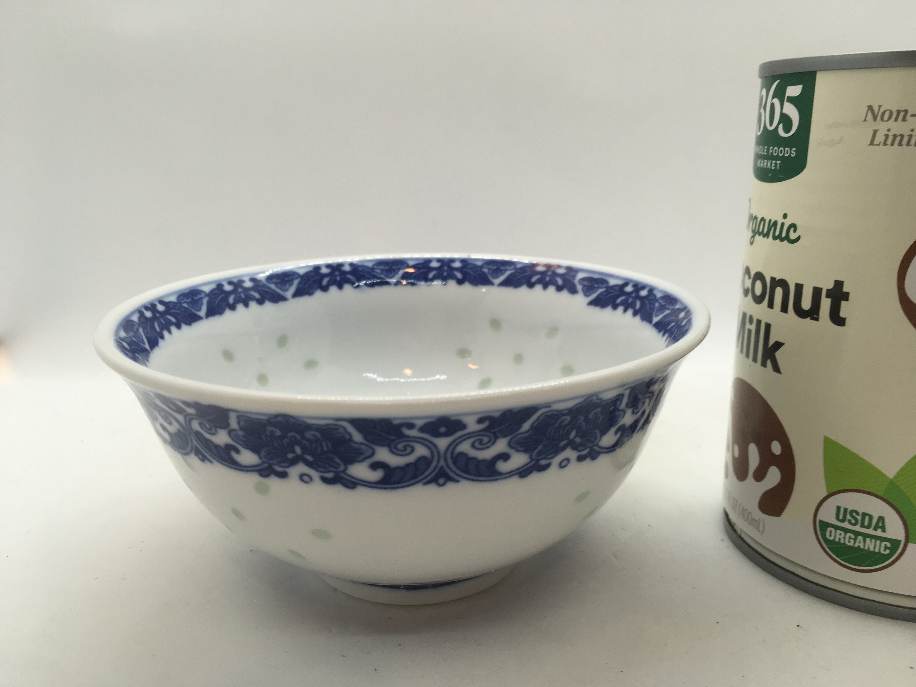 Vintage Chinese Porcelain Blue and White Rice Grain Pattern | Etsy