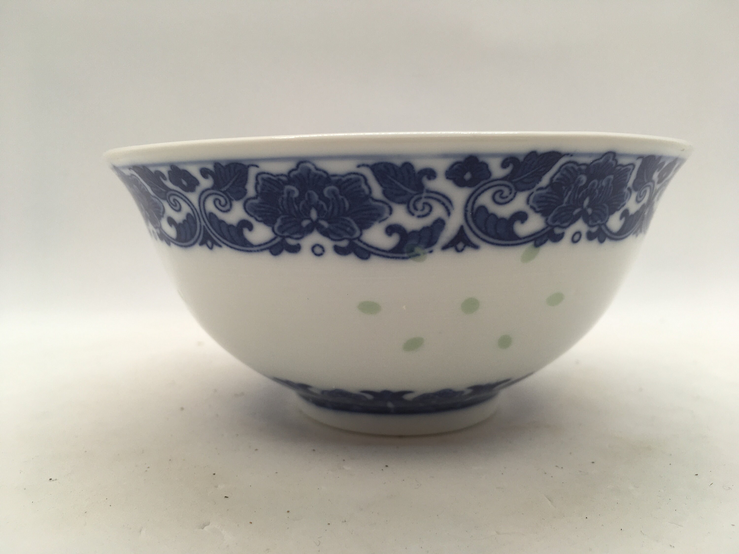 Vintage Chinese Porcelain Blue and White Rice Grain Pattern | Etsy