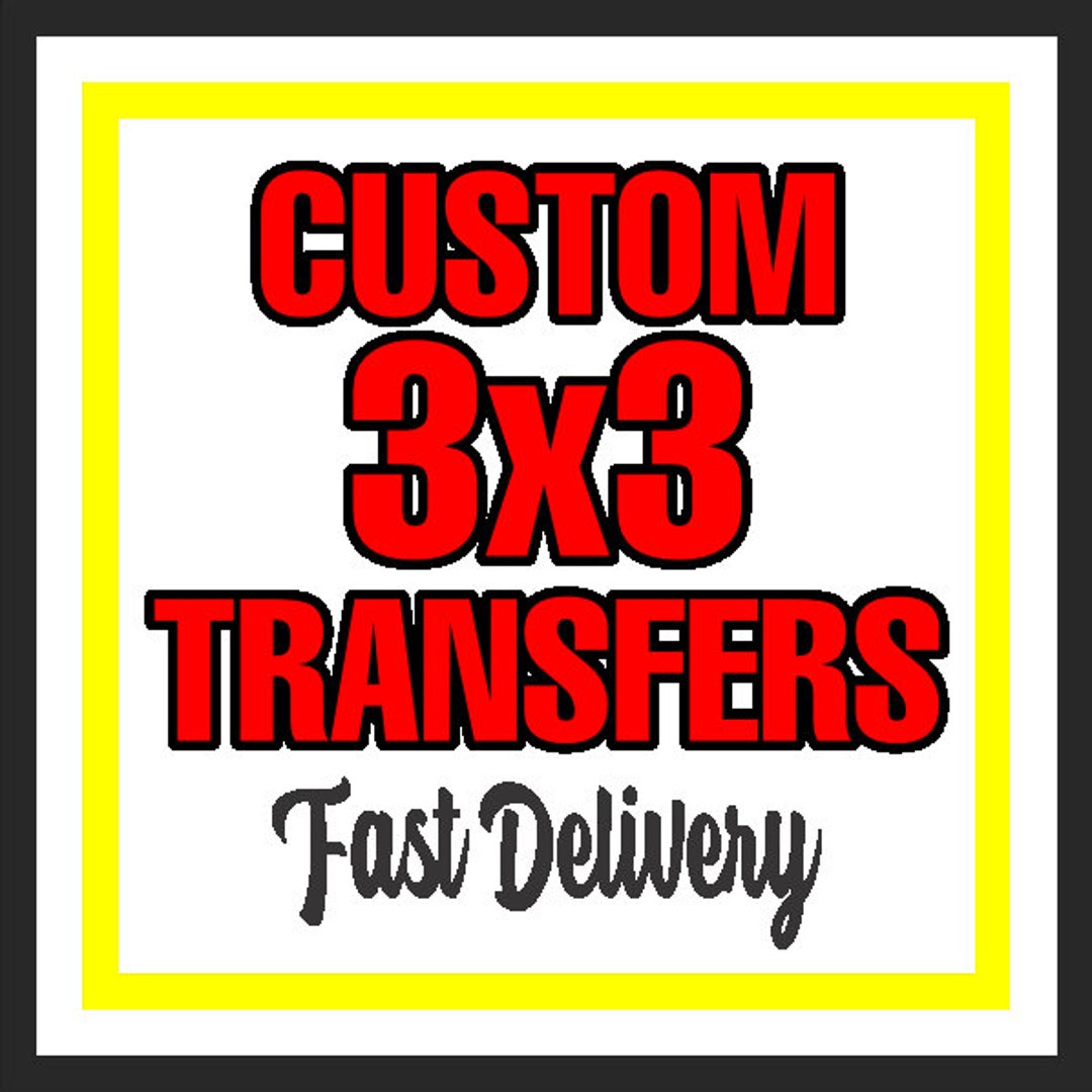 Pocket Size Transfers for T-shirts Ready to Press DTF Heat Transfers T ...