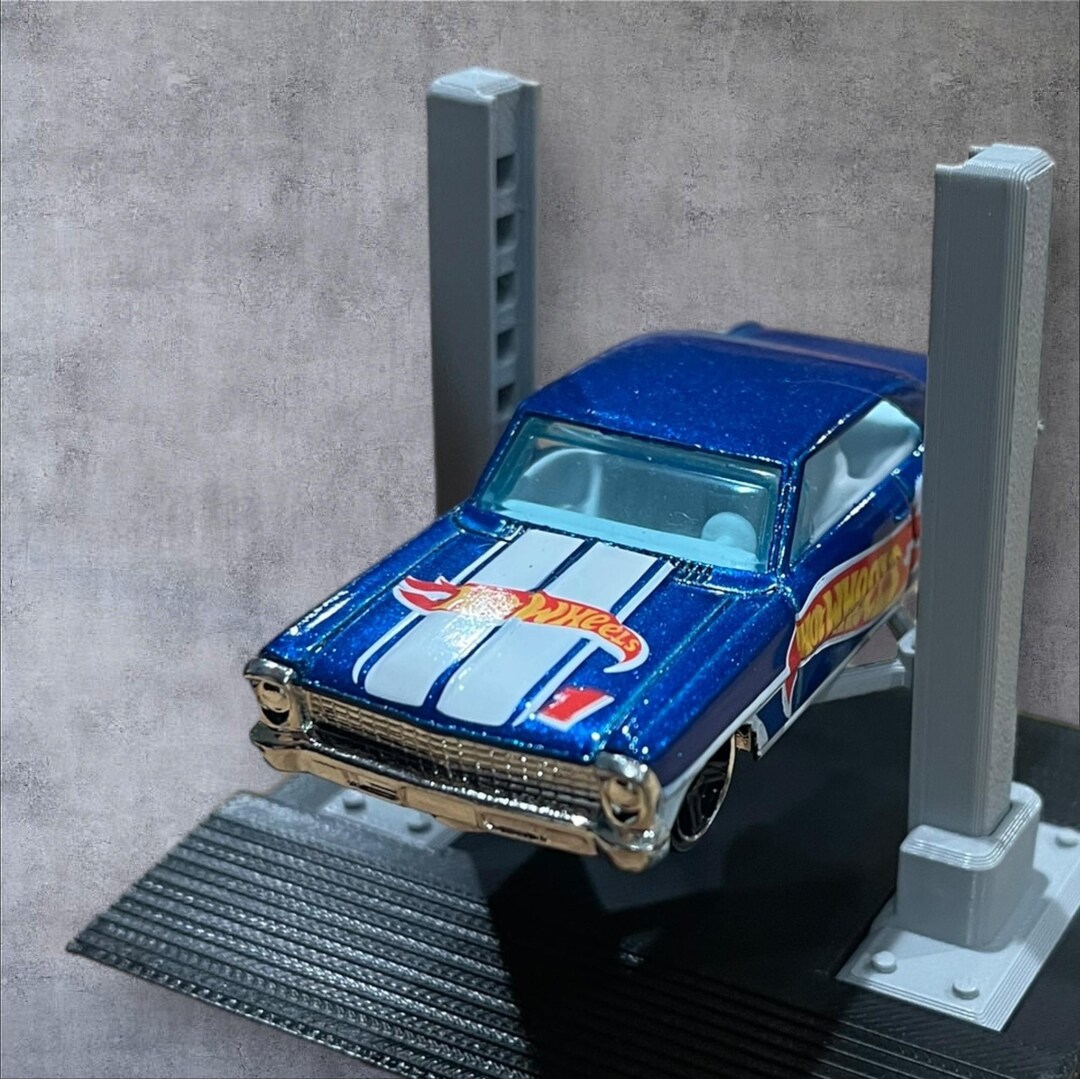 3D Printed Car Lift | 1:64 | Die Cast | 164 Display | Diorama Display ...
