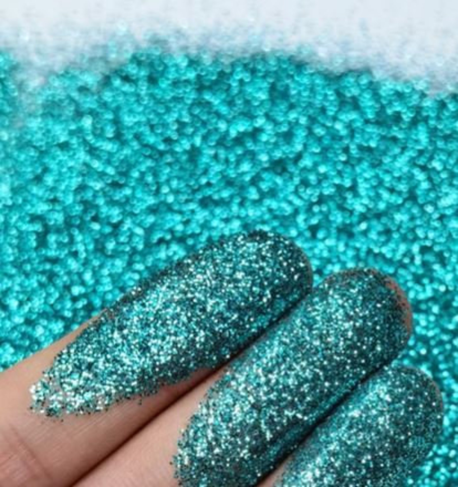 0.3mm Sarcelle Vert Fine Glitter Pure Color B0702 - Vert Sarcelle ...