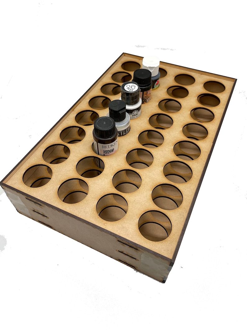 Wood Hair Coloring Rack Organizer for 2oz Bottles Wall - Etsy