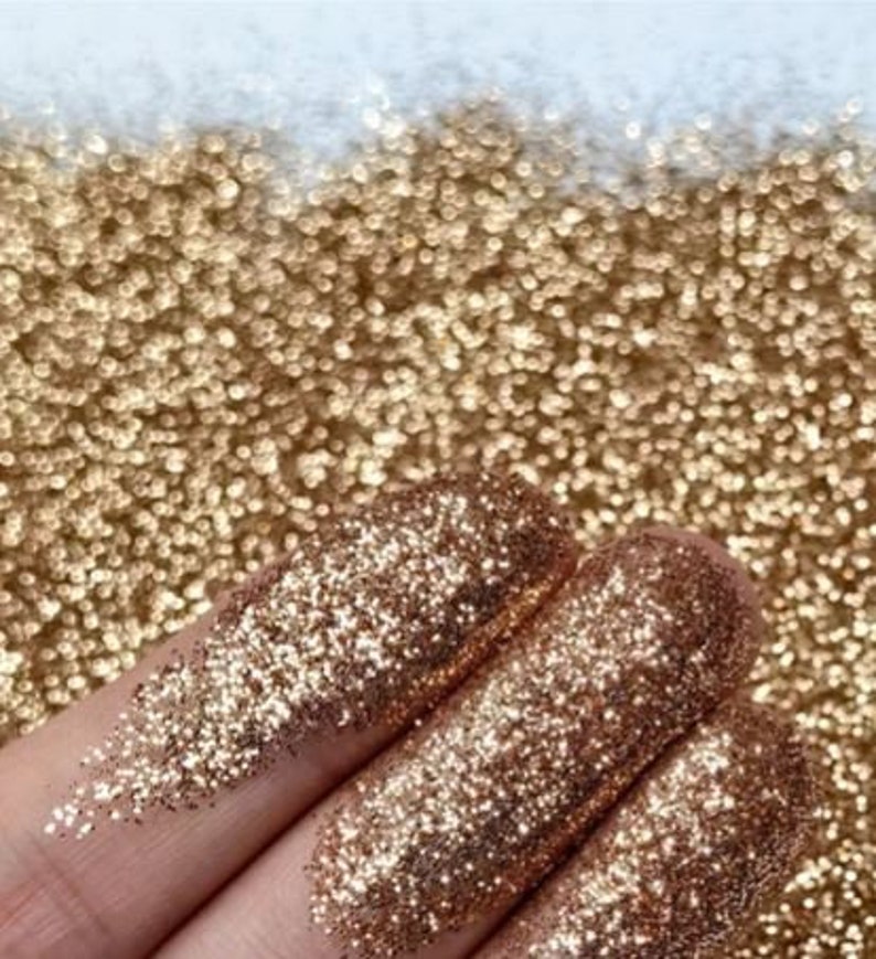 0.3mm Sand Gold Fine Glitter Pure Color B0213 Sand Gold - Etsy