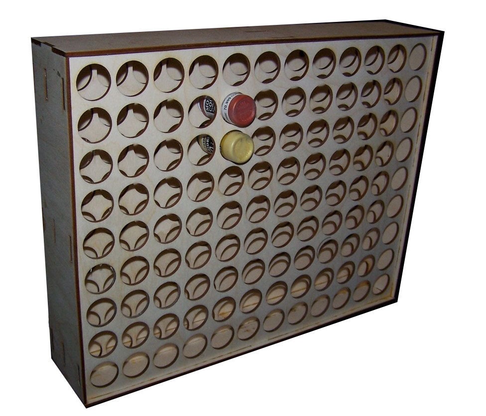 Wood Paint Bottle Rack Organizer for Army Painter Warpaints - Etsy