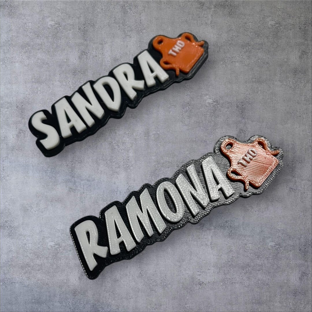 Custom Name Tags With Apron, 3D Printed Name Tag Employee Name Tag - Etsy