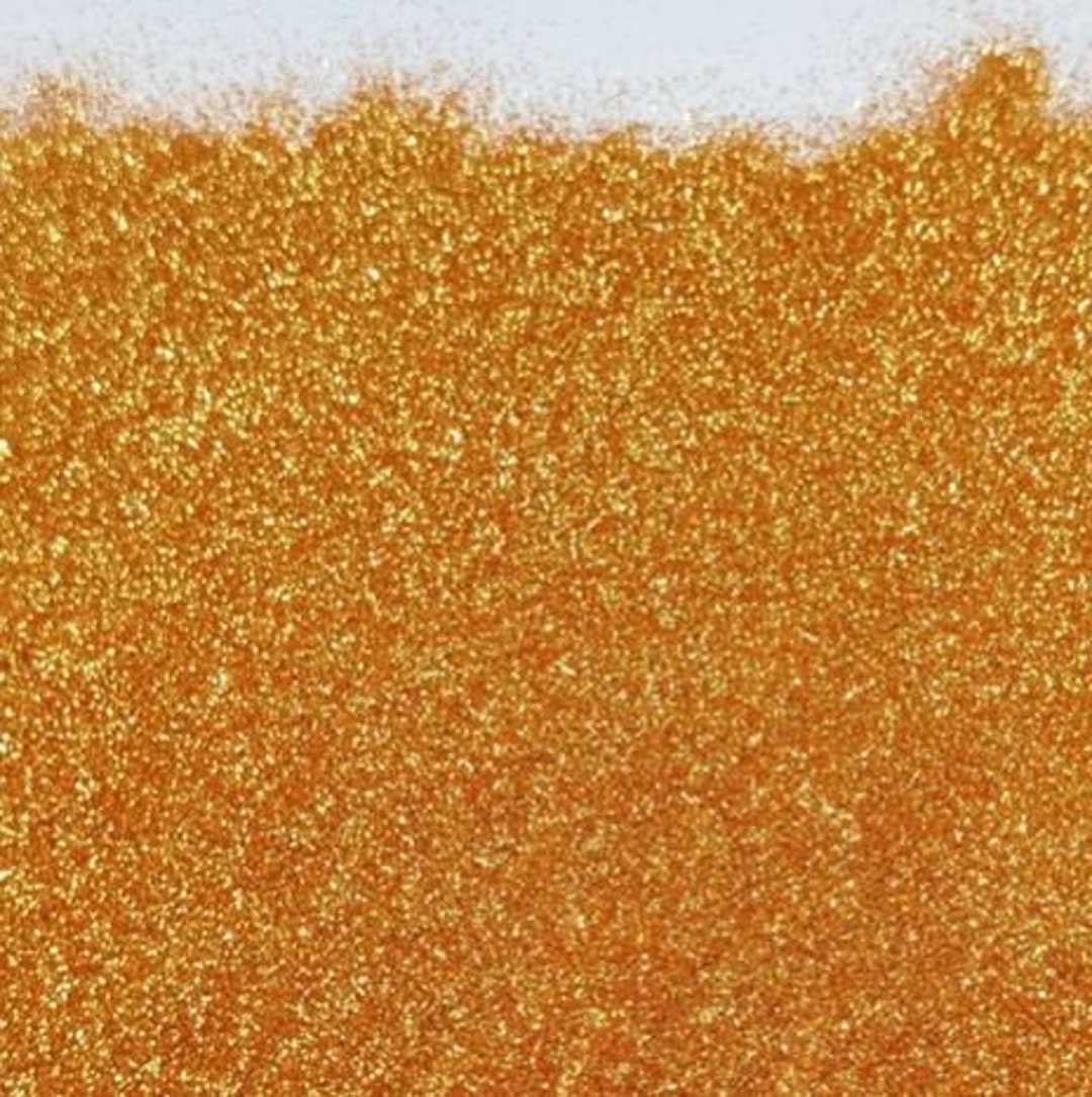 0.2mm Orange Gold Glitter Pure Color B0218 - Orange Gold - Etsy