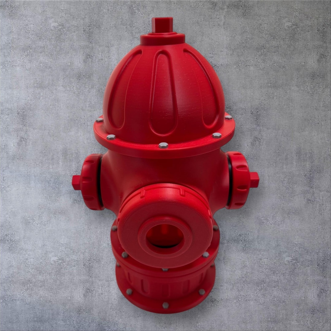 3D Printed Bird House | Fire Hydrant | Fire House | Fire Department - Etsy