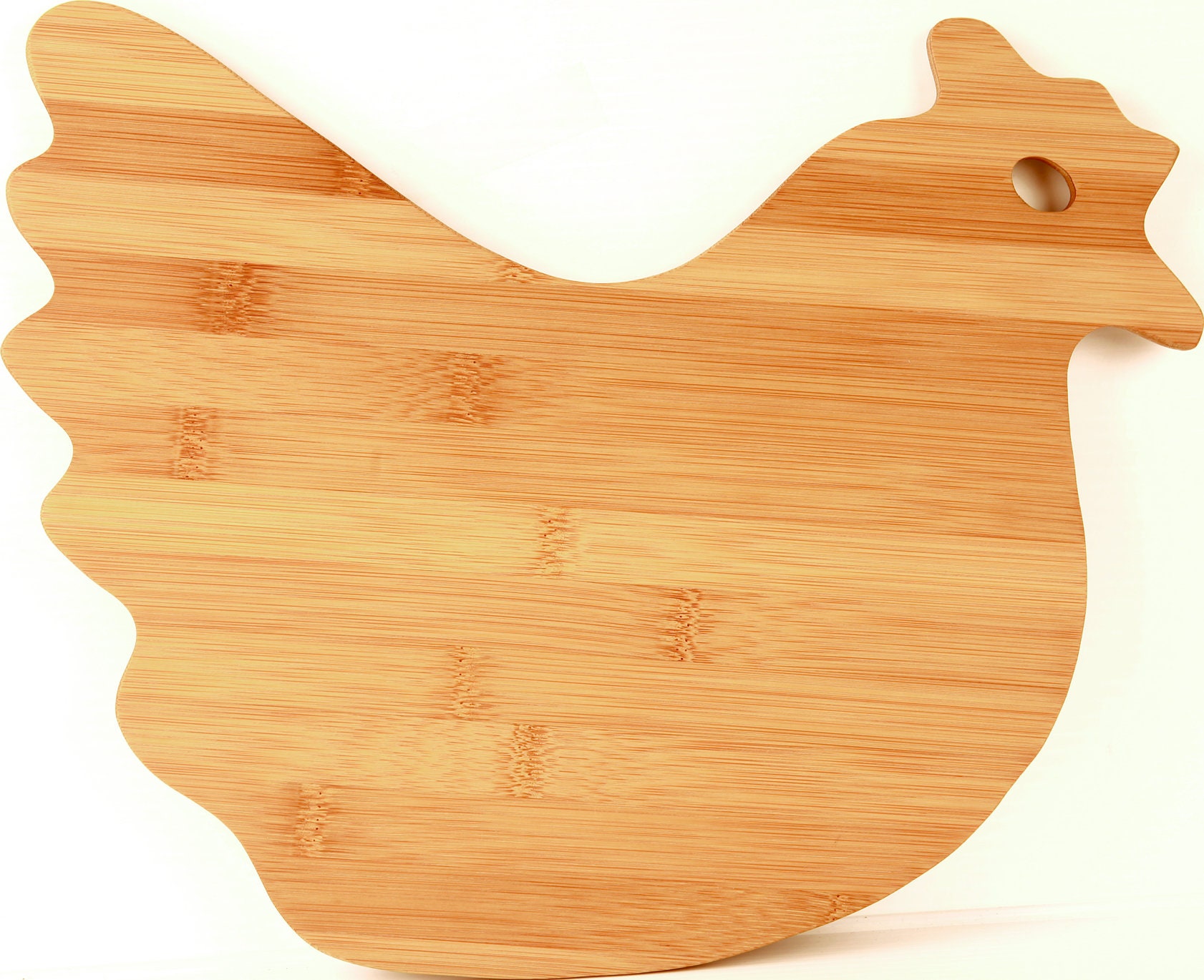 Hen Shaped Cutting Board With Custom Laser Engraved Designs or - Etsy