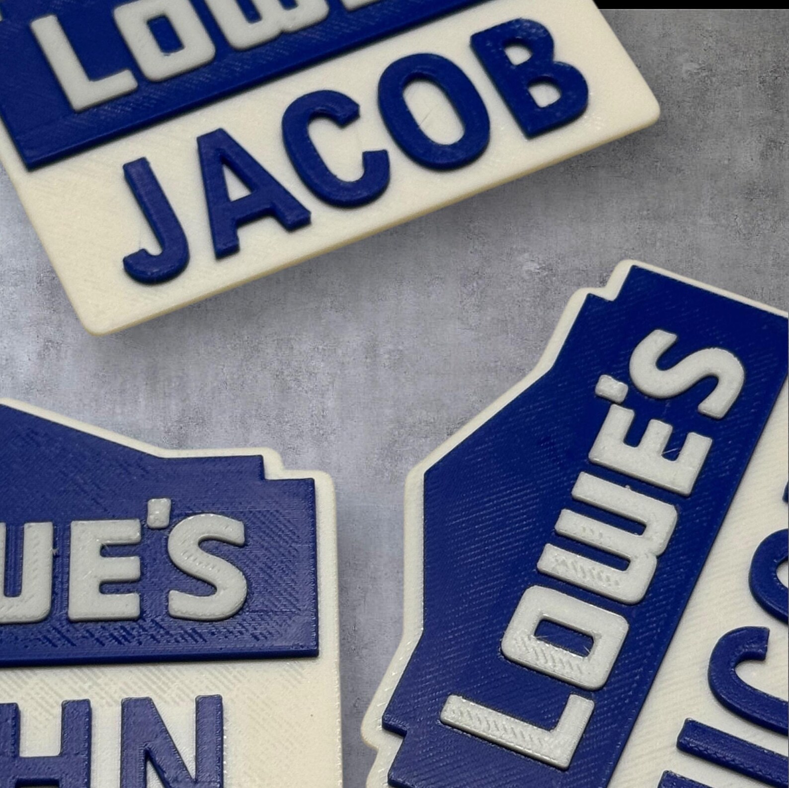 Custom Personalized Name Tags , 3D Printed Name Tag Employee Name Tag ...