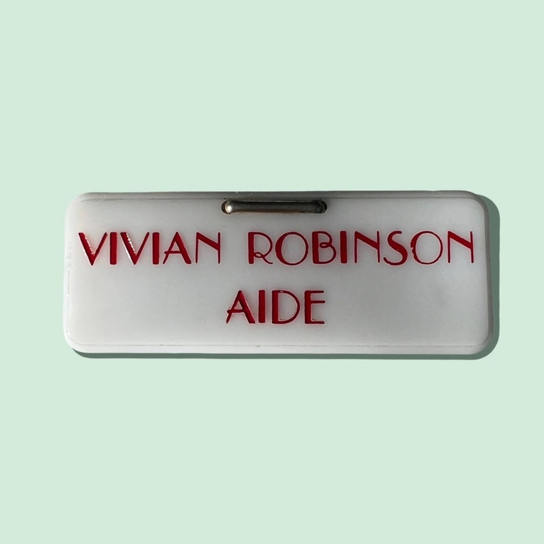 50s/60s Vintage Name Badge Work Badge Aide - Etsy
