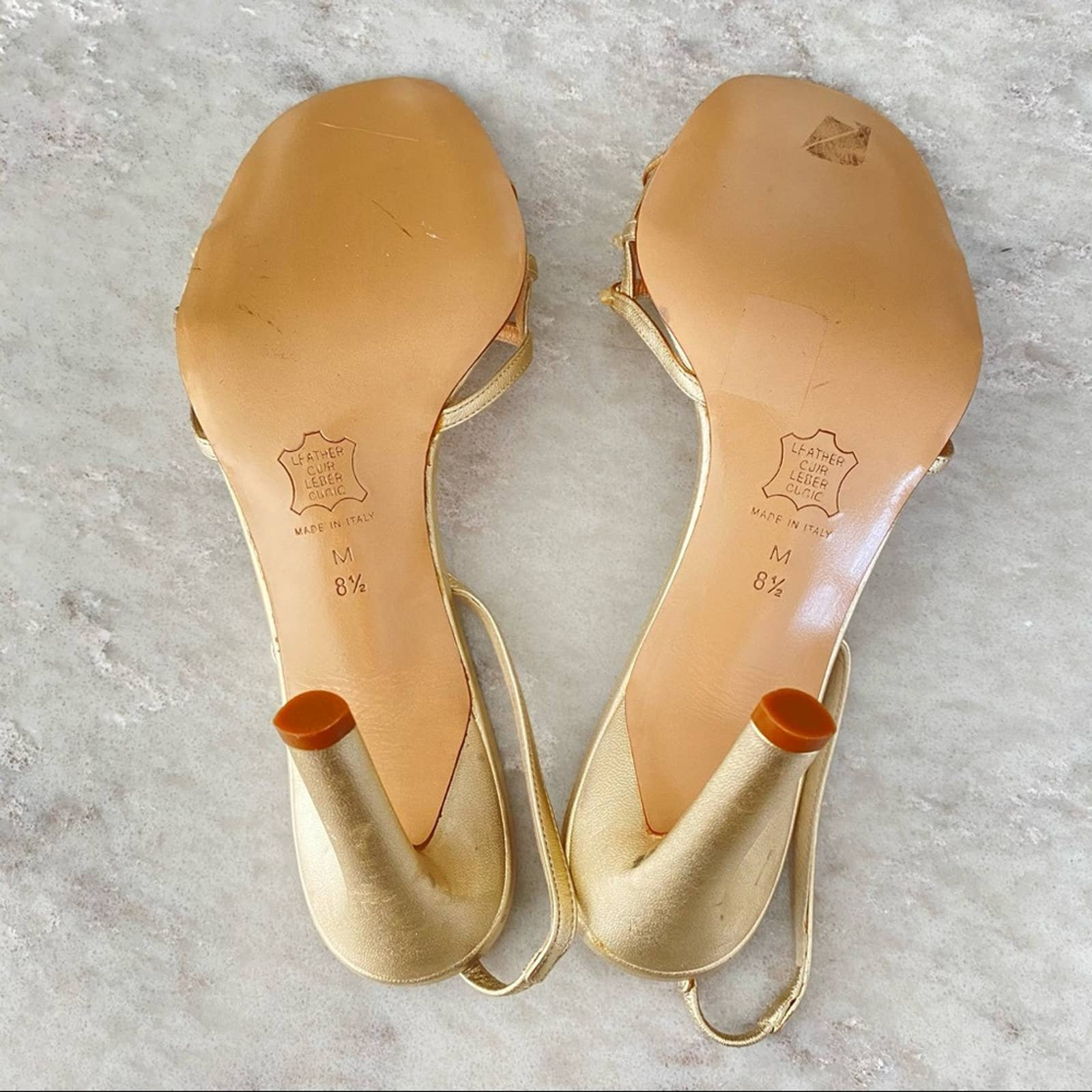 Y2K Richard Tyler Gold Beaded Heels Size 8.5 - Etsy