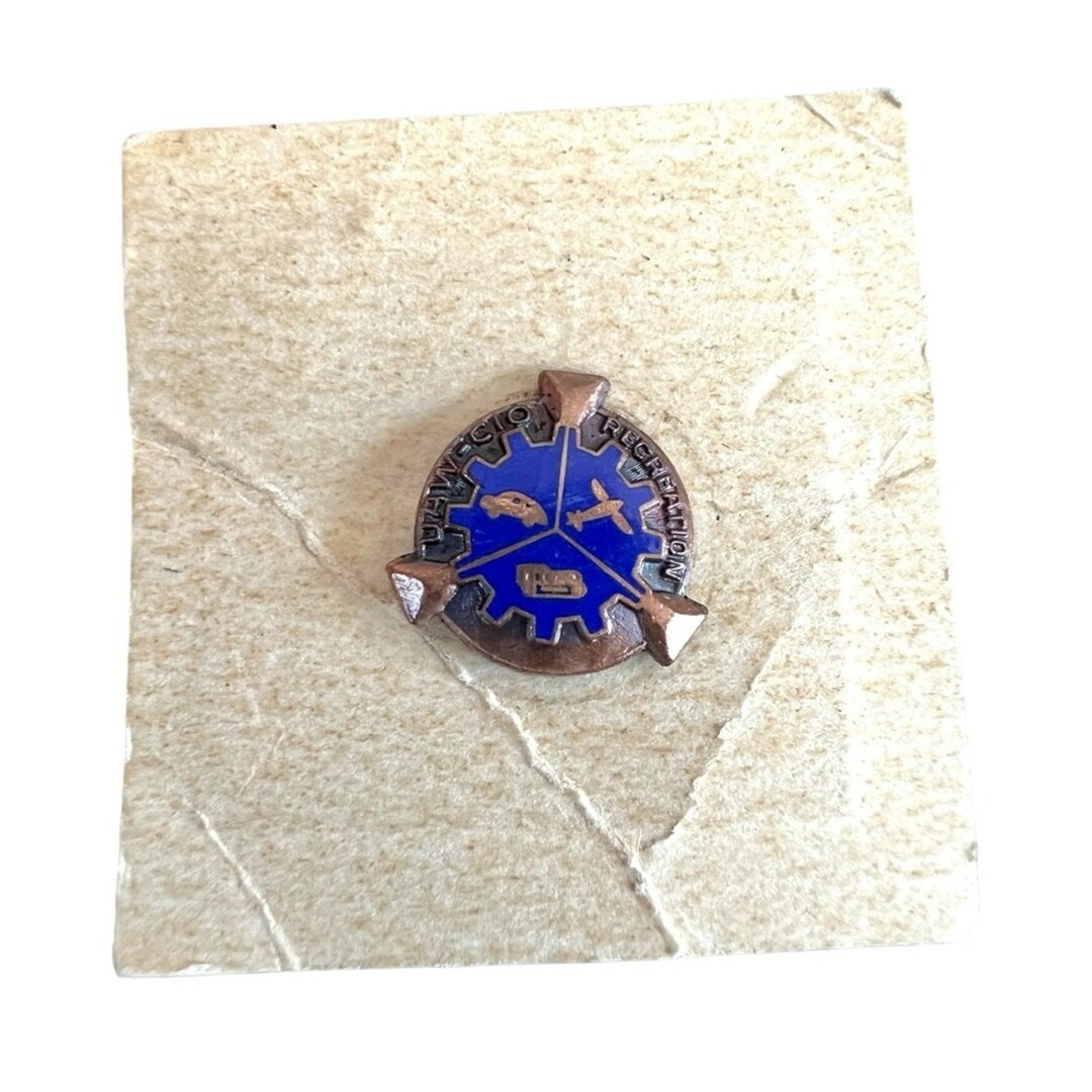 Vintage UAW CIO Recreation Lapel Pin Rare Collectible NEW - Etsy