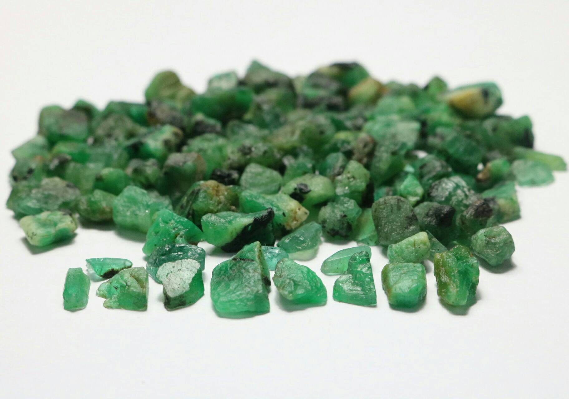 Raw Emerald Natural Emerald Raw Rough Pieces Zambian Emerald Etsy