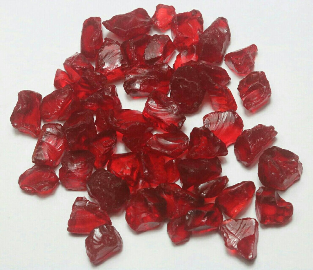 Quartz rubis rouge brut, cristal rubis brut, cristal rubis, spécimen ...