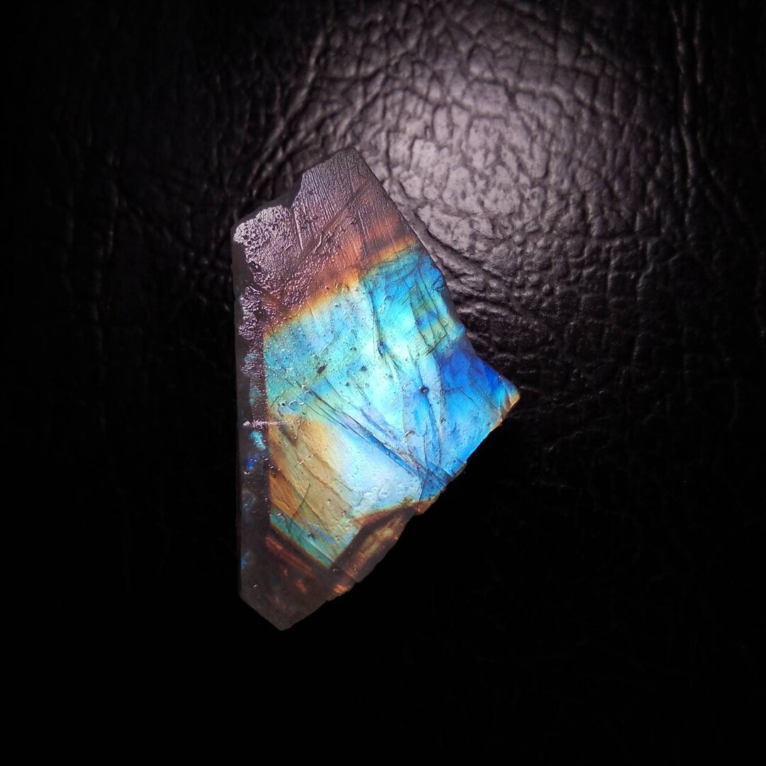 Raw Moonstone Slab, Rare Flashy Raw Rainbow Moonstone Slab Moonstone ...