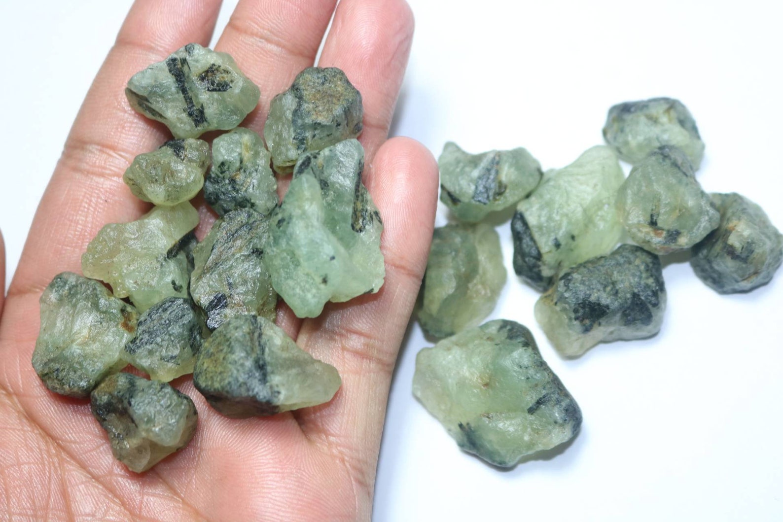 Raw Prehnite Pieces Rough Prehnite Specimen Top Quality Raw | Etsy