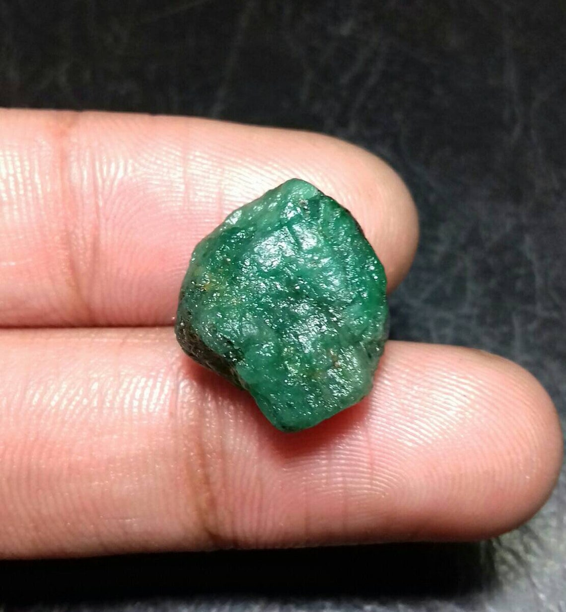 Natural Raw Emerald Natural Zambian Green Emerald Amazing - Etsy