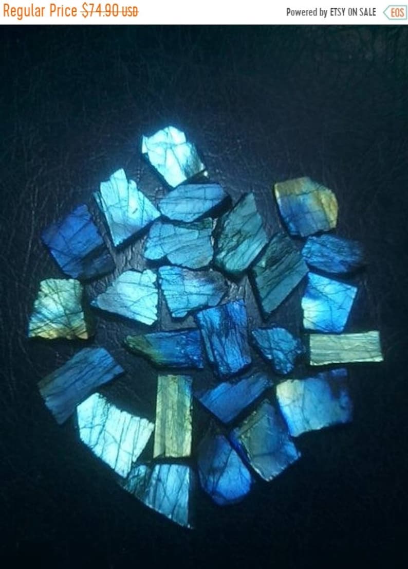 10 Pieces Natural Labradorite Rough Slabs Raw Labradorite - Etsy