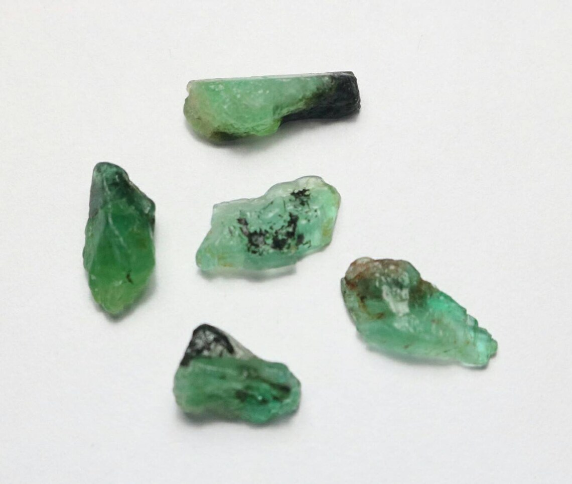 Émeraude brute naturelle émeraude verte naturelle zambienne - Etsy France