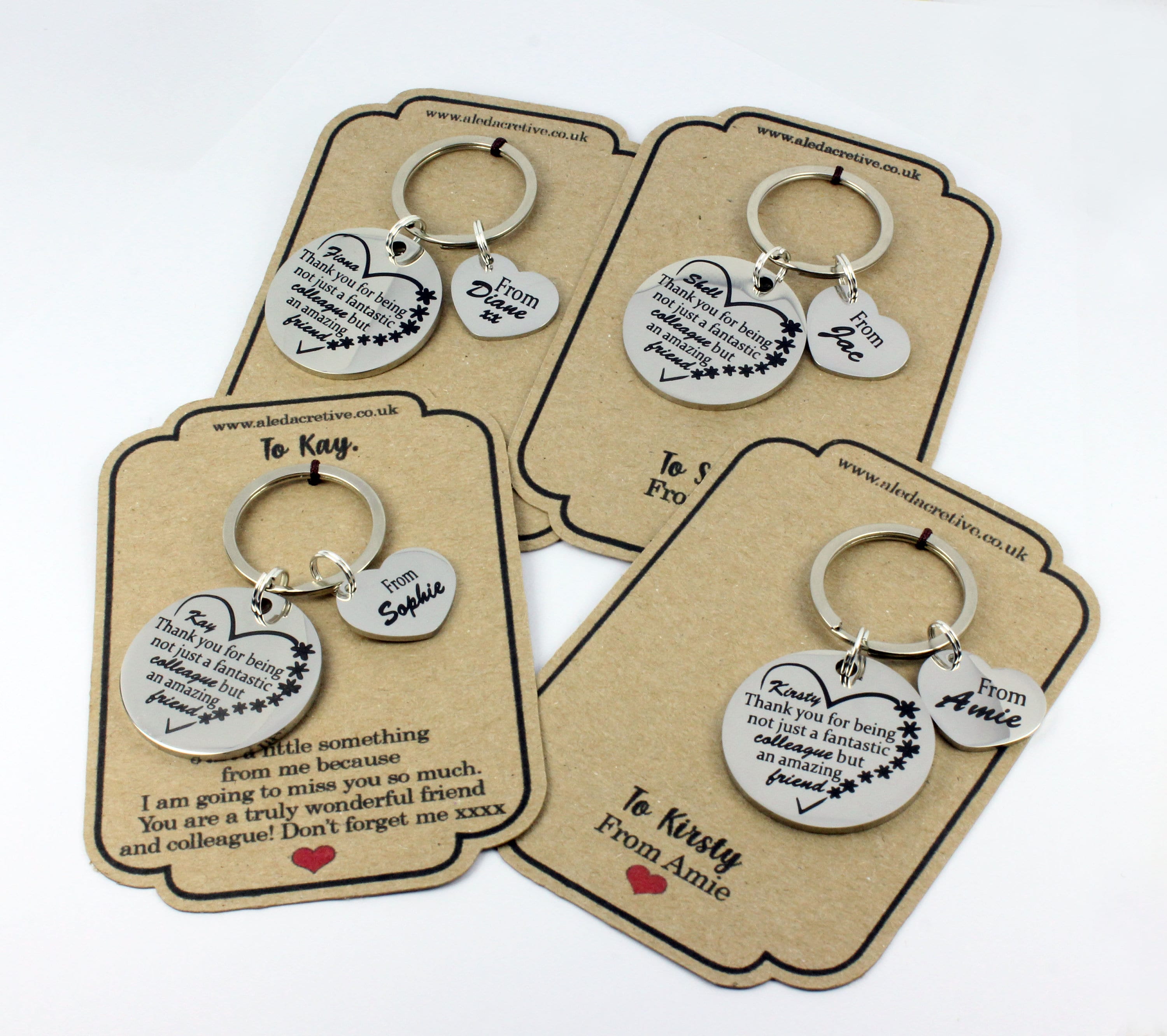 Colleague Keyring Gift for Friend at Work Colleague Gift | Etsy UK