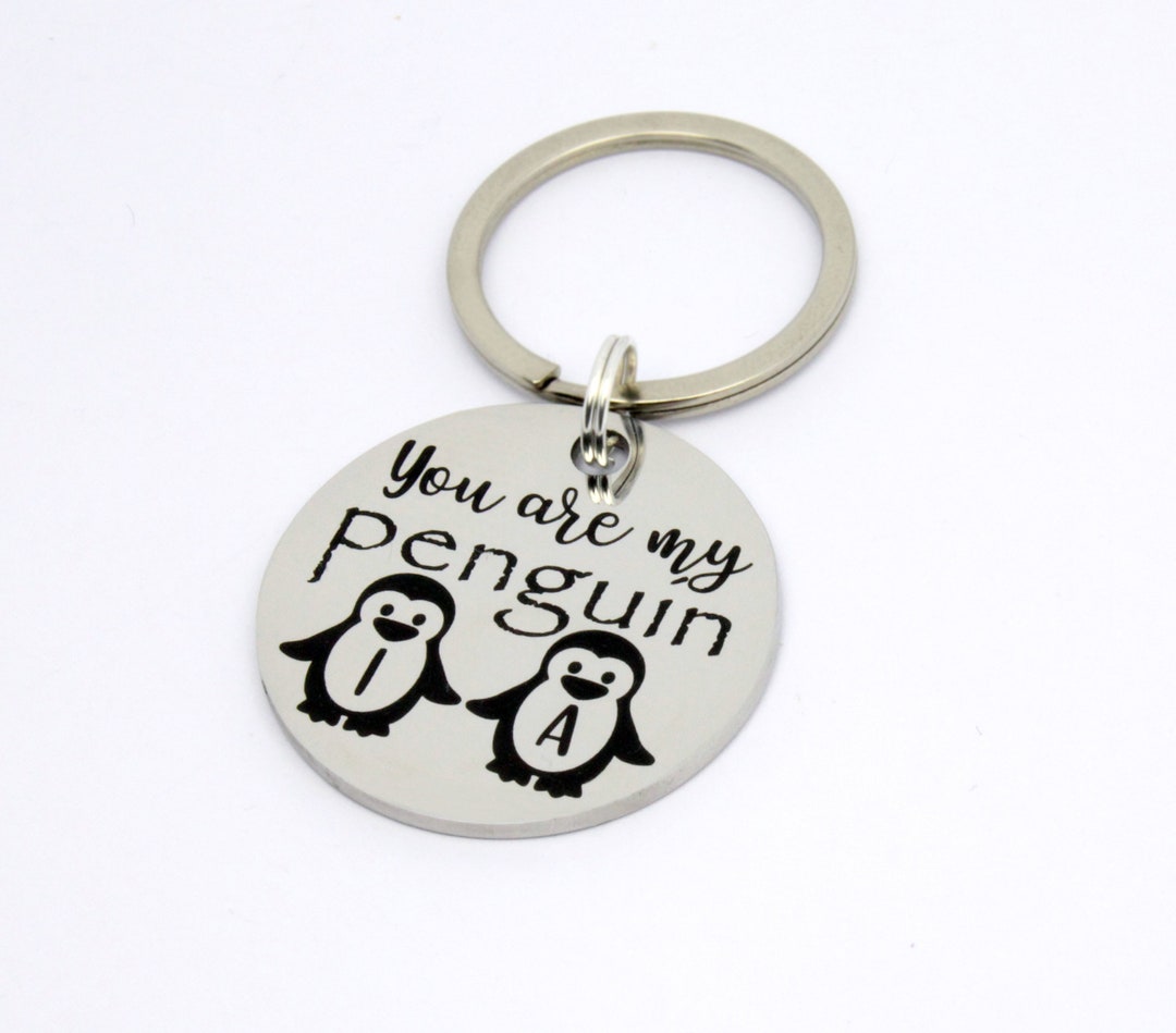 You Are My Penguin Keyring, Gift for Boyfriend, Penguin Keyring ...