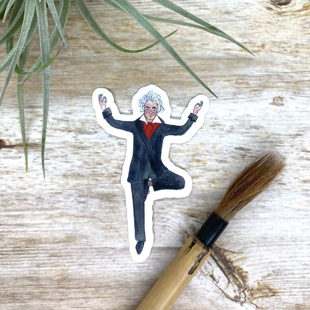 Beethoven Sticker Beethoven Laptop Decal Water Bottle Decal - Etsy
