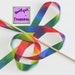 RIBBON WAND With Two 6' Ribbons on 16 Handle With Spinner Swivel and ...