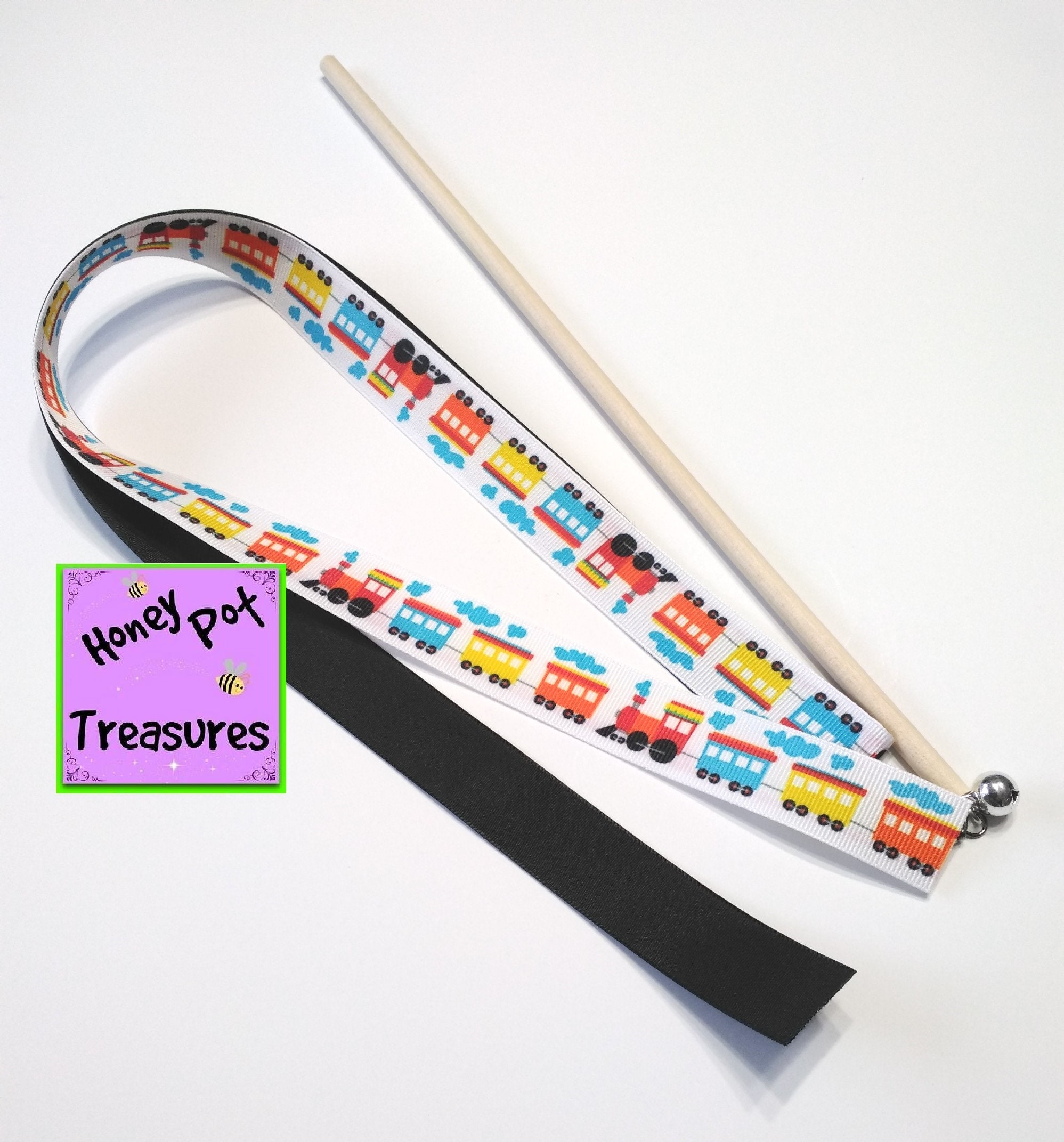 6count Train RIBBON WAND Party Pack 2' Train Ribbon on | Etsy