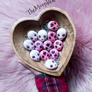 Pink Alien Pendant-alien Necklace-alien Face-alien Jewelry-pastel Goth ...