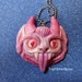 Pink Krampus Pendant Necklace-pastel Goth Clay Jewelry-hand Painted ...